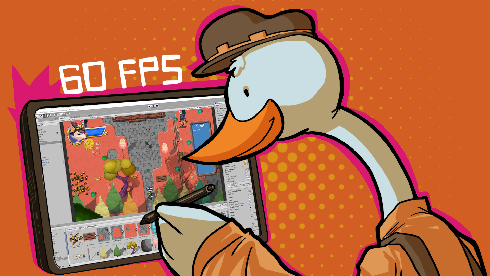 Set up a 2D player character - Unity Learn